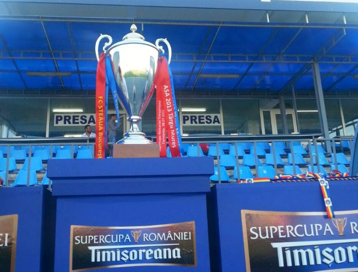 GALERIE FOTO Cum arată trofeul şi medaliile de la Supercupa României de ...