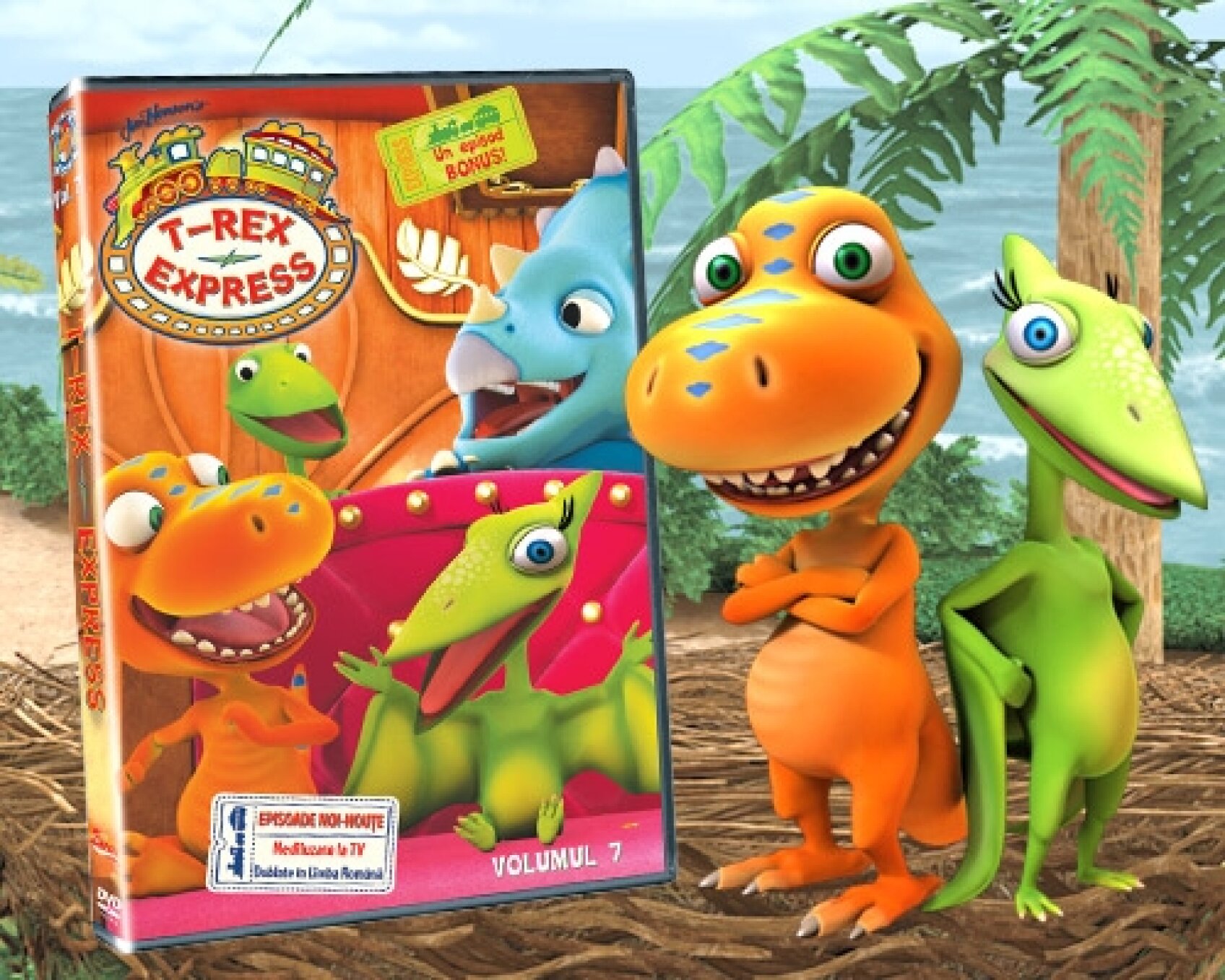 E vremea dinozaurilor! » Seria de desene T-Rex Express continuă de azi ...